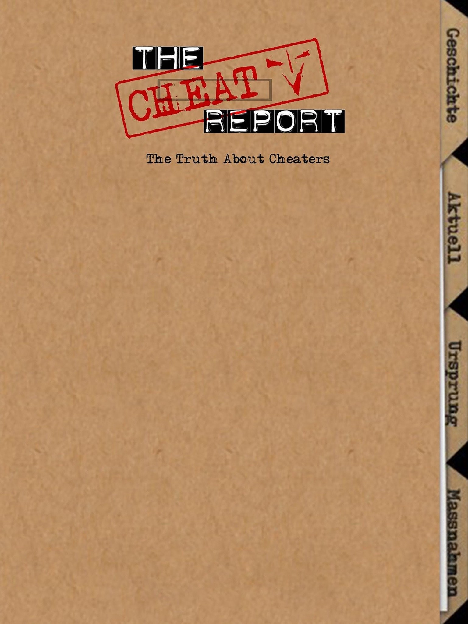 The Cheat Report Pictures | Rotten Tomatoes