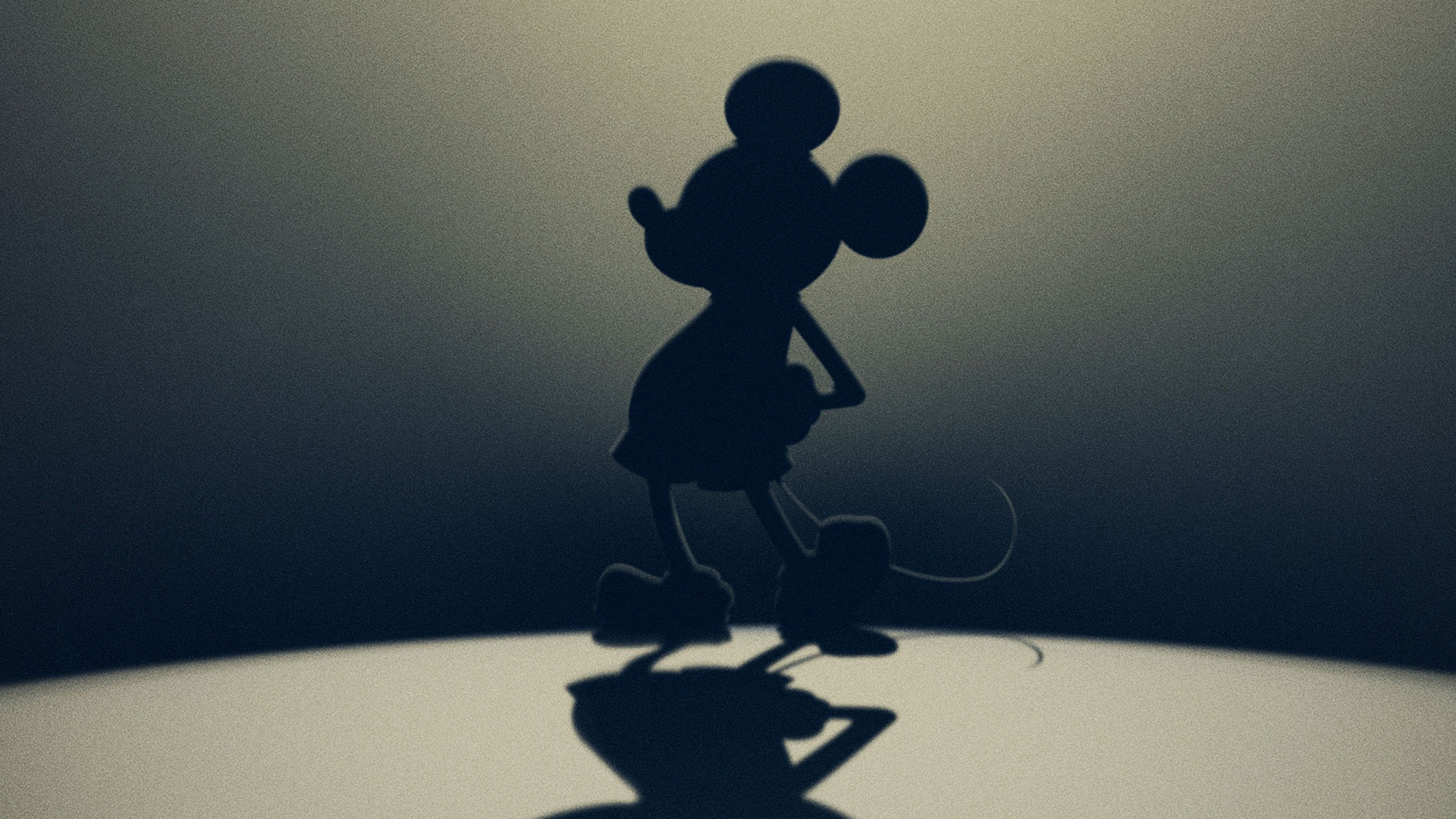 Mickey Head Silhouette Wallpaper