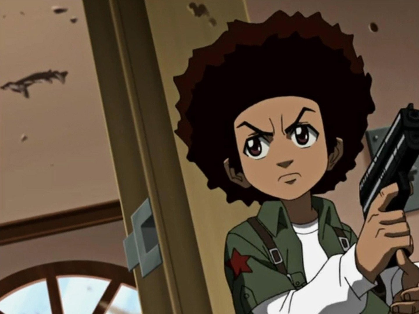 Boondocks Huey With Guns
