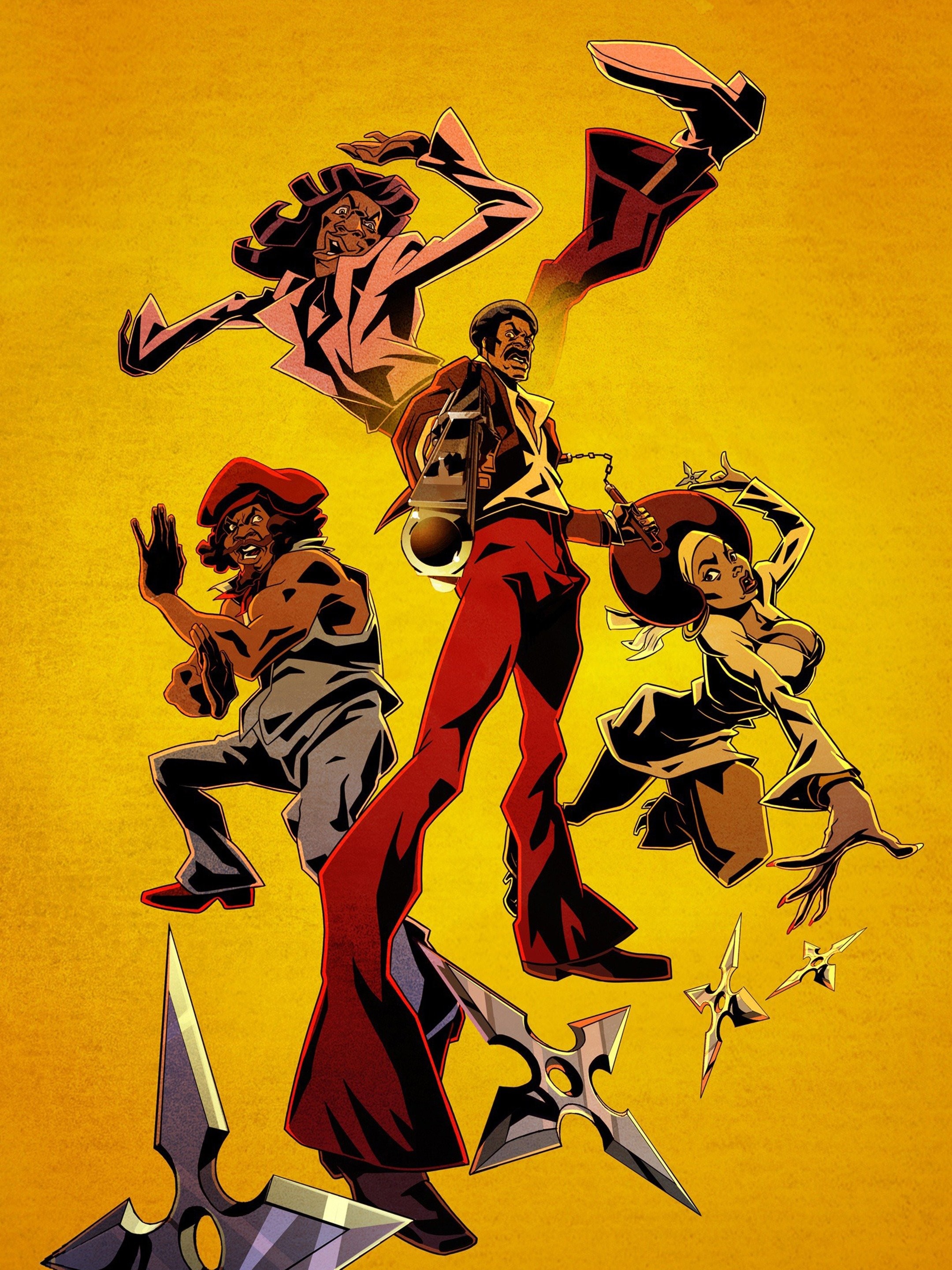 Black Dynamite Animated Wallpaper