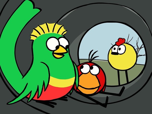 peep and chirp coloring pages