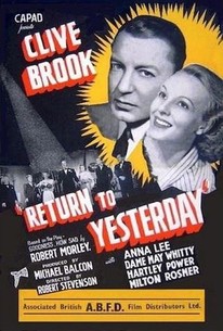 Return to Yesterday | Rotten Tomatoes