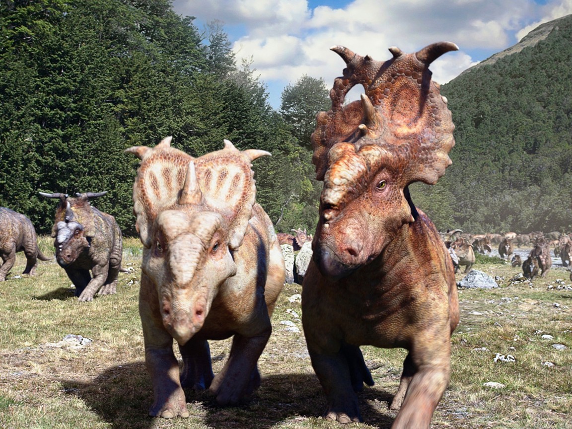 Pachyrhinosaurus Walking With Dinosaurs