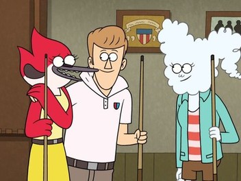 regular show coloring pages cj