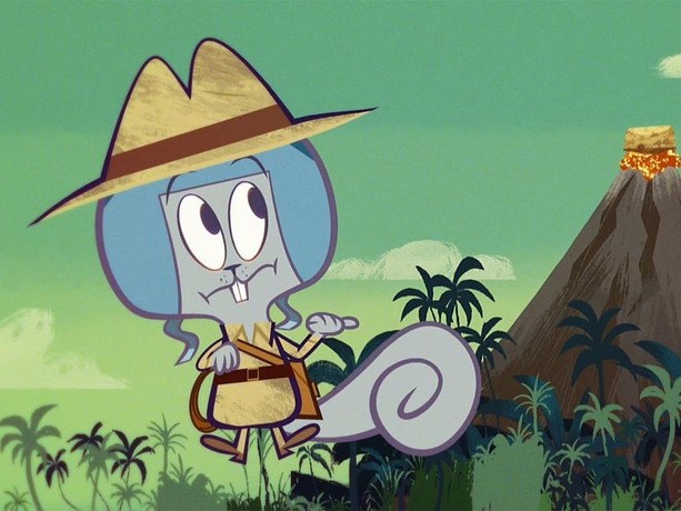 rocket j squirrel cartoon