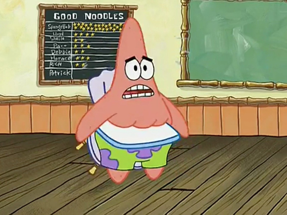 Spongebob New Student Starfish Clams