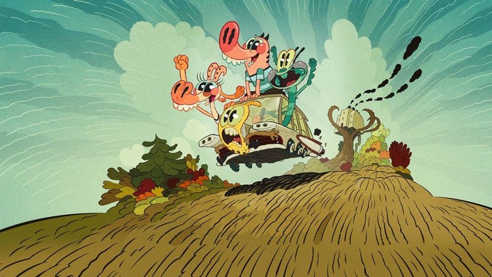 pig goat banana cricket coloring pages