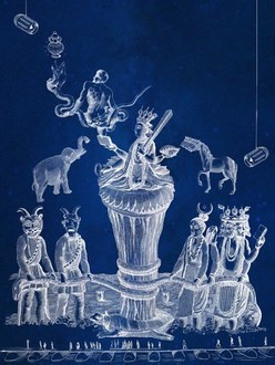 samudra manthan coloring pages