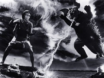 Frankenstein Vs Baragon Poster