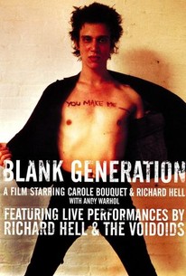 Blank Generation | Rotten Tomatoes