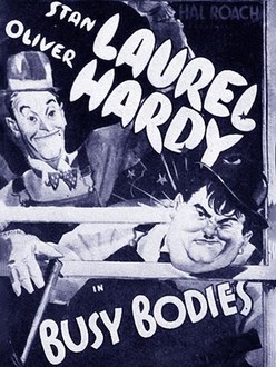 laurel and hardy busy bodies coloring pages