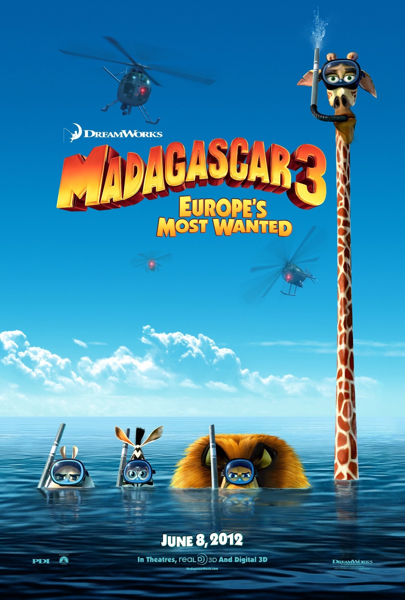 Madagascar 3: Europe's Most Wanted: Official Clip - King Julien Falls ...