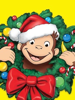 curious george christmas tree coloring pages