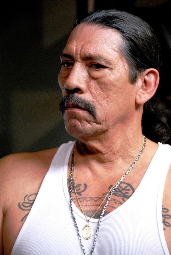 Danny Trejo Peacock Tattoo