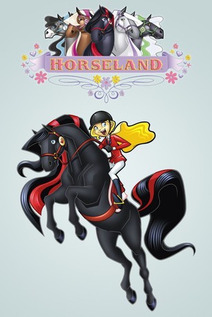 horseland coloring pages of button