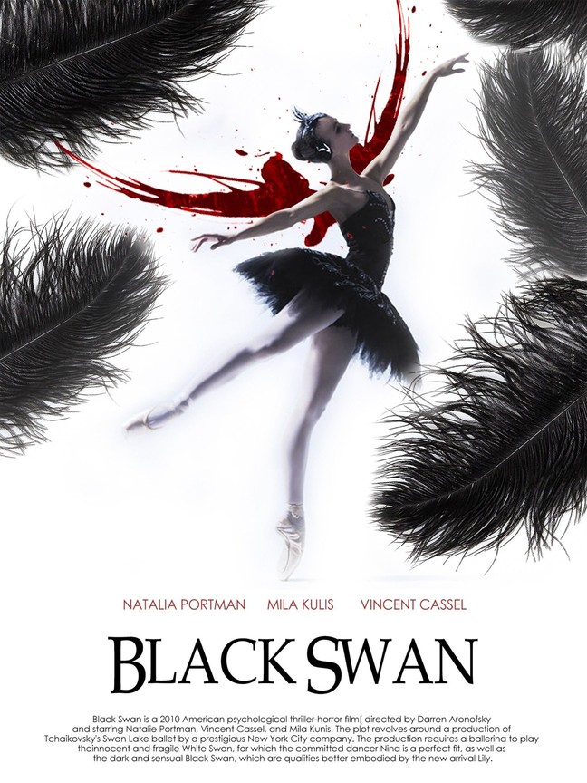 Black Swan Movie Painting
