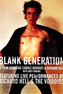 Blank Generation | Rotten Tomatoes