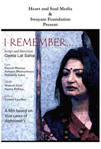 I Remember (2018) | Rotten Tomatoes