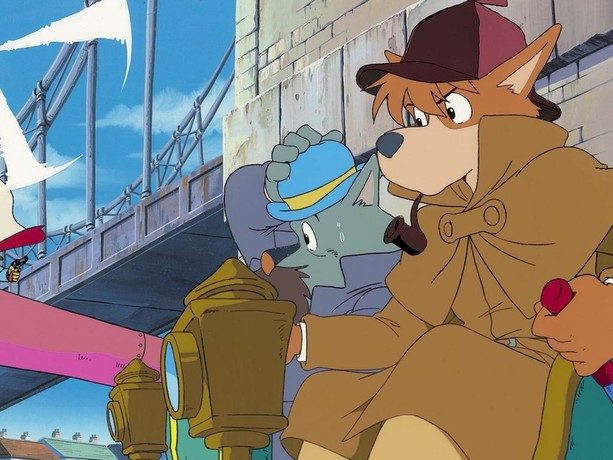sherlock hound anime coloring pages