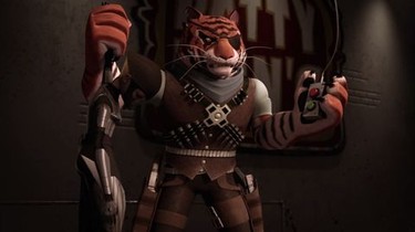 tiger claw ninja turtles coloring pages