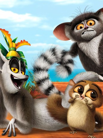 King Julien And Maurice Madagascar