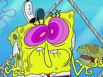 gross face spongebob