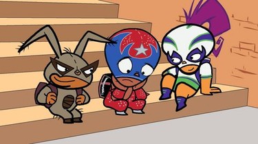 mucha lucha coloring pages