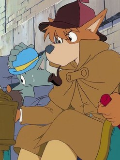 sherlock hound anime coloring pages