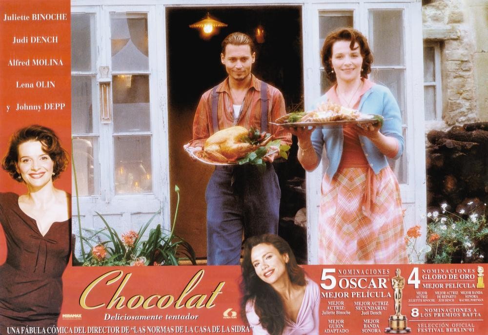 Juliette Binoche Chocolat Poster
