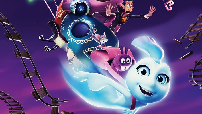 Cartoon Ghost Train