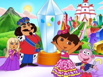 dora crystal kingdom coloring pages