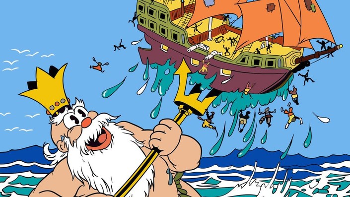 Cartoon King Neptune 90+ King Neptune Cartoons Stock Illustrations,