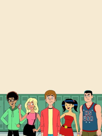 cartoon high school
