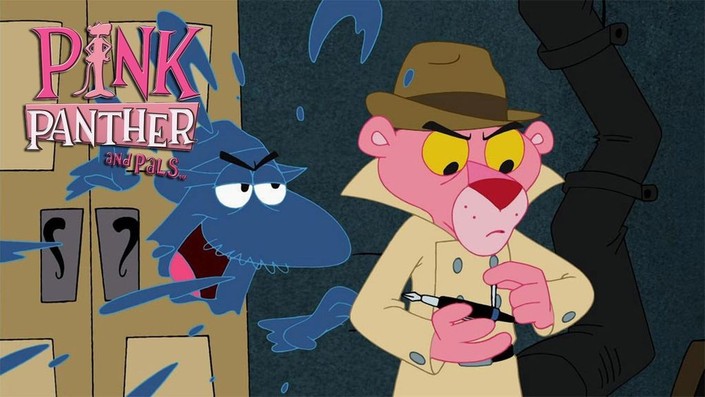 Pink Panther Sneaking Timpeall Children's Books For Wellbeing