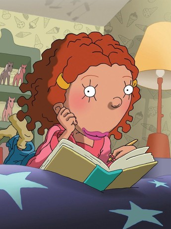 as told by ginger coloring book