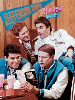 fonzie happy days coloring pages