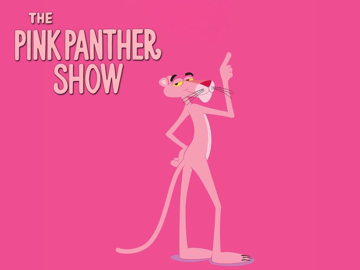 Pink Panther Sneaking Around