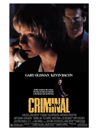 Criminal Code The Film CRIMINAL LAW Movie Poster GARY OLDMAN KEVIN