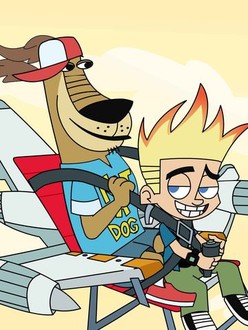 johnny test coloring pages of gill
