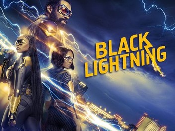 black lightning storm