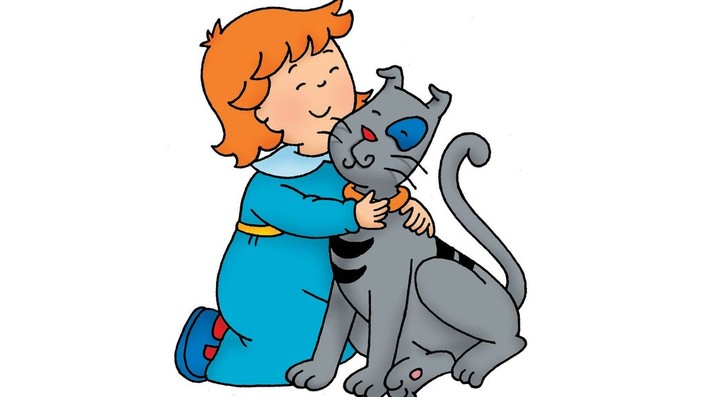 caillou and rosie coloring pages